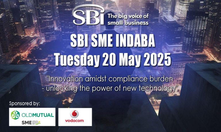 SBI SME Indaba - Tuesday 20 May 2025 - "Innovation amidst compliance ...